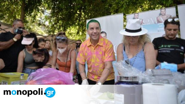 Ο Γιώργος Μαζωνάκης μαγειρεύει για τον «Άλλο Άνθρωπο» στη Νίκαια