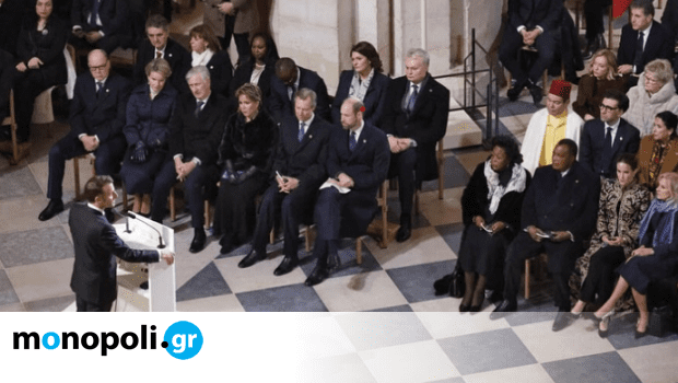 Παναγία των Παρισίων: Η Κατερινα Σακελλαροπούλου στα εγκαίνια - Το δώρο ...